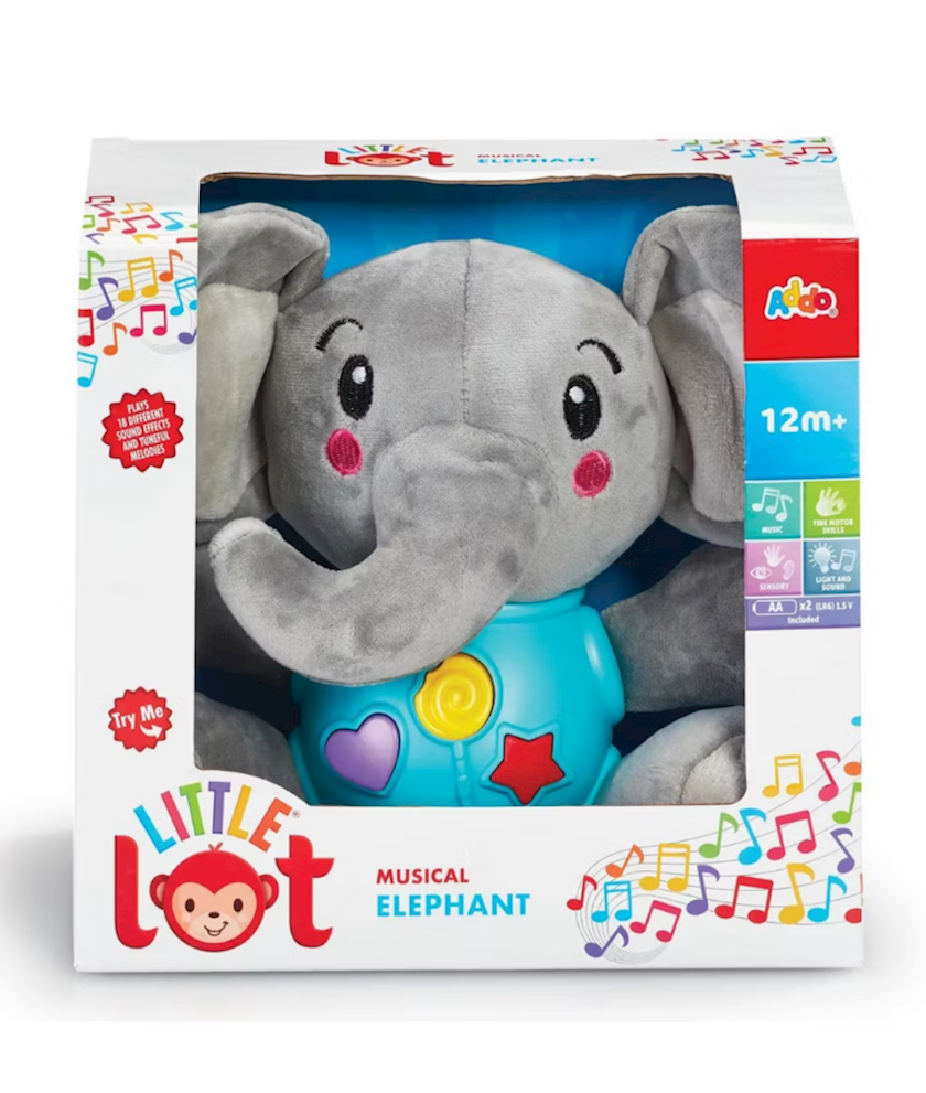 İnteraktiv oyuncaq Addo Little Lot Musical Elephant, 12+ ay - Qiymeti ...