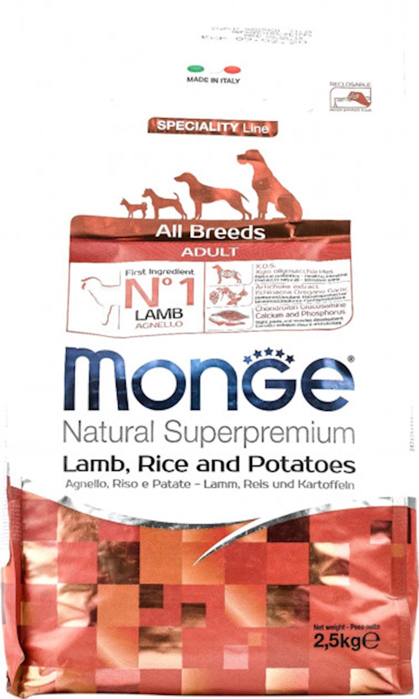 Сбалансированный полнорационный сухой корм Monge Adult Natural Super ...